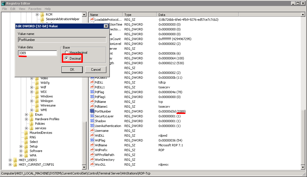 วิธีเปลี่ยน Port Remote Desktop Connection – DEXSERVER MANUAL Server – คู่มือเซิร์ฟเวอร์