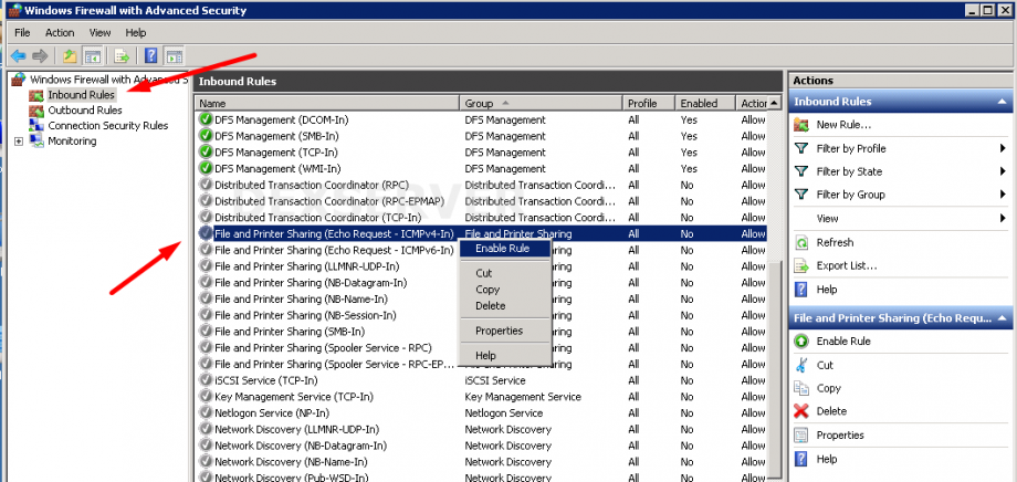 วิธีปิด-เปิด Ping (ICMP) – DEXSERVER MANUAL Server – คู่มือเซิร์ฟเวอร์